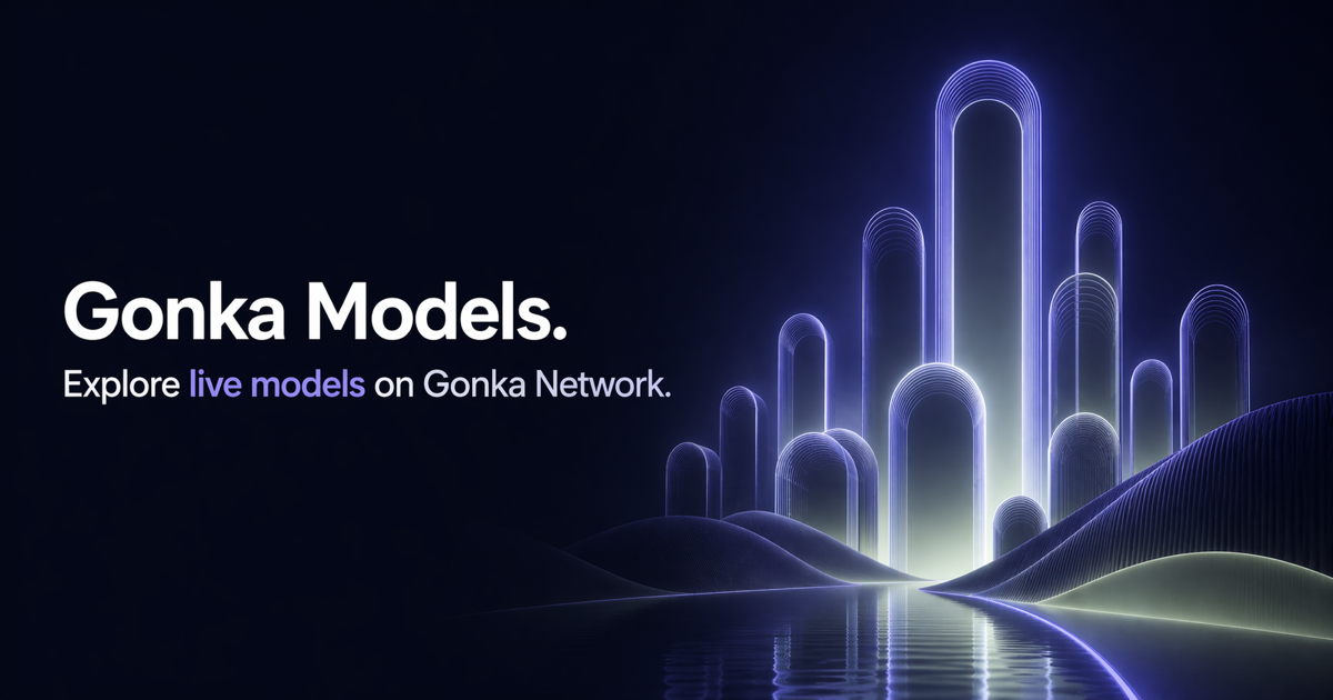 Gonka Network Models | Access via API | GonkaGate